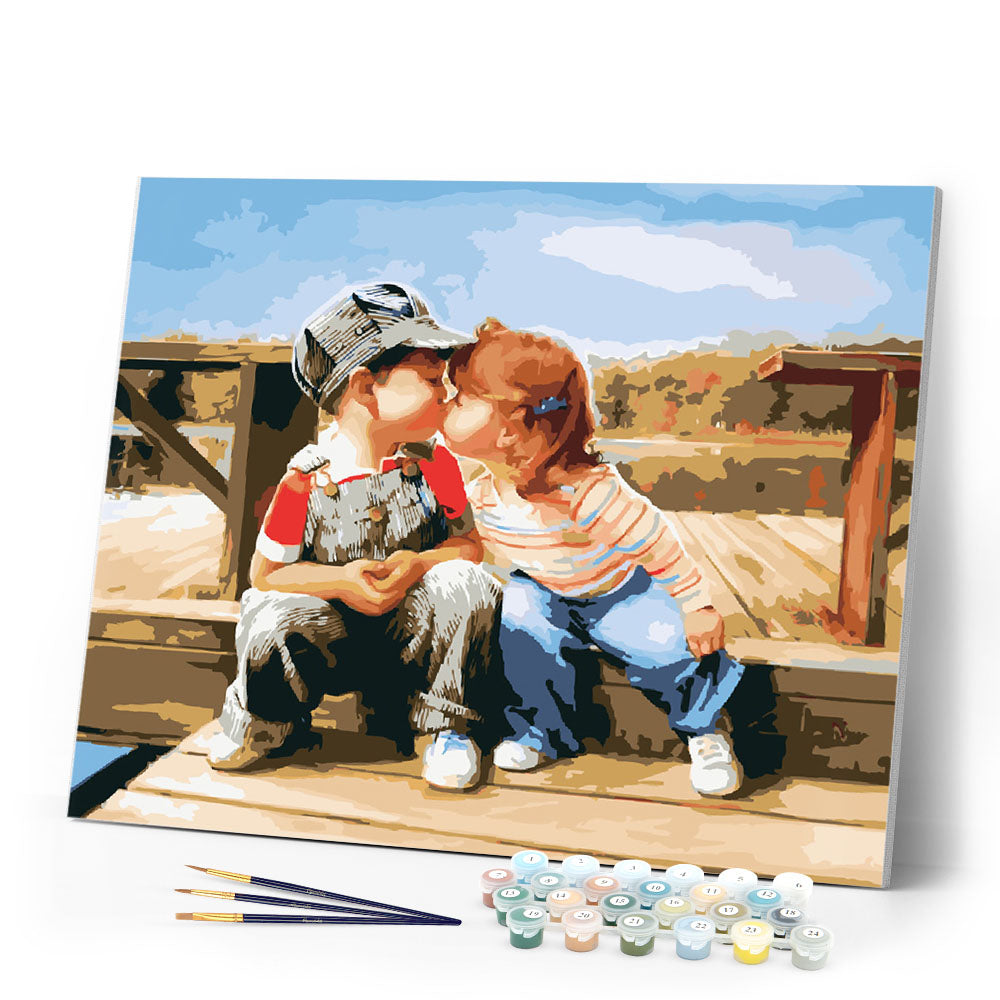 Paint by numbers - First Kiss – Figured'Art