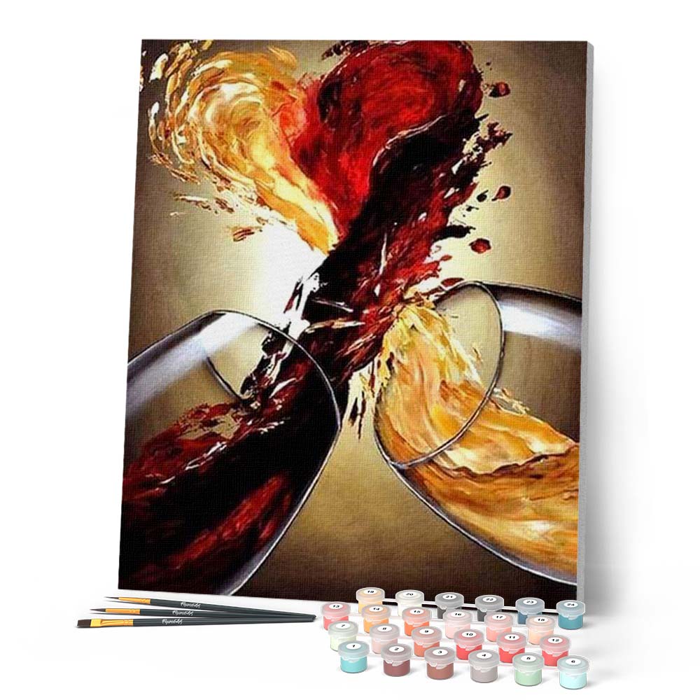 Paint by numbers - Wine Mix – Figured'Art