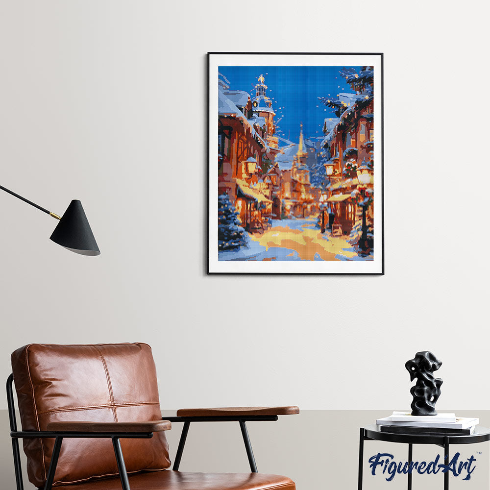 Diamond Painting - Christmas Illuminated Village – Figured'Art