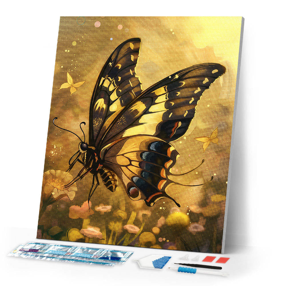 Diamond Painting - Illuminated Swallowtail – Figured'Art