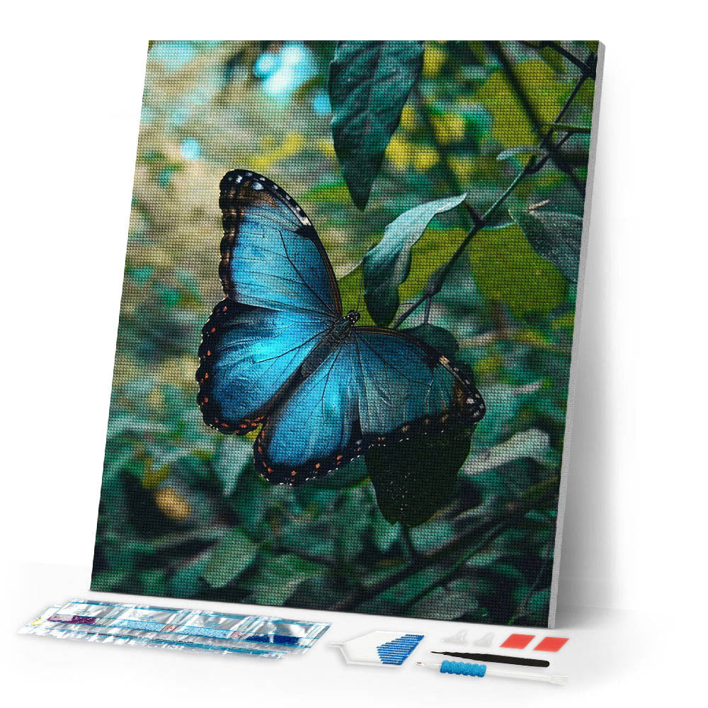 Diamond Painting - Blue Morpho Butterfly – Figured'Art