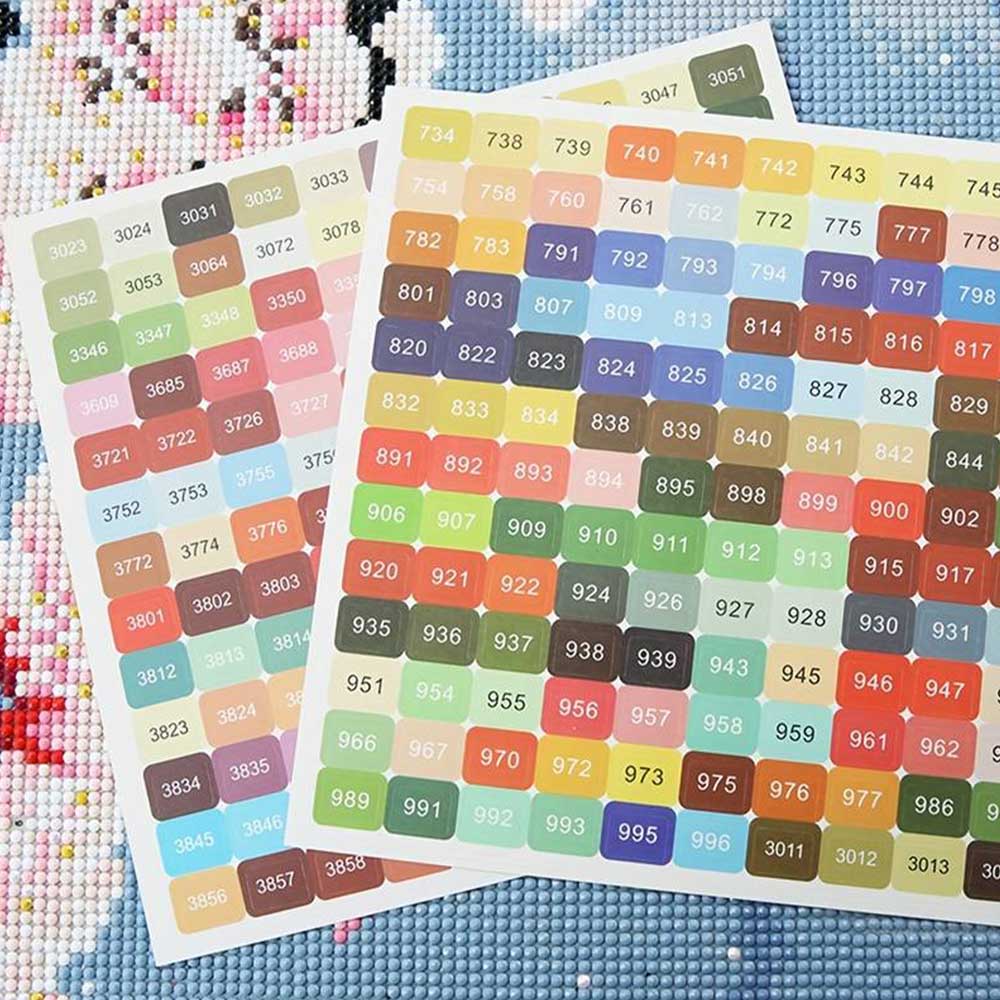 Diamond Painting 572 Square DMC Labels – Figured'Art