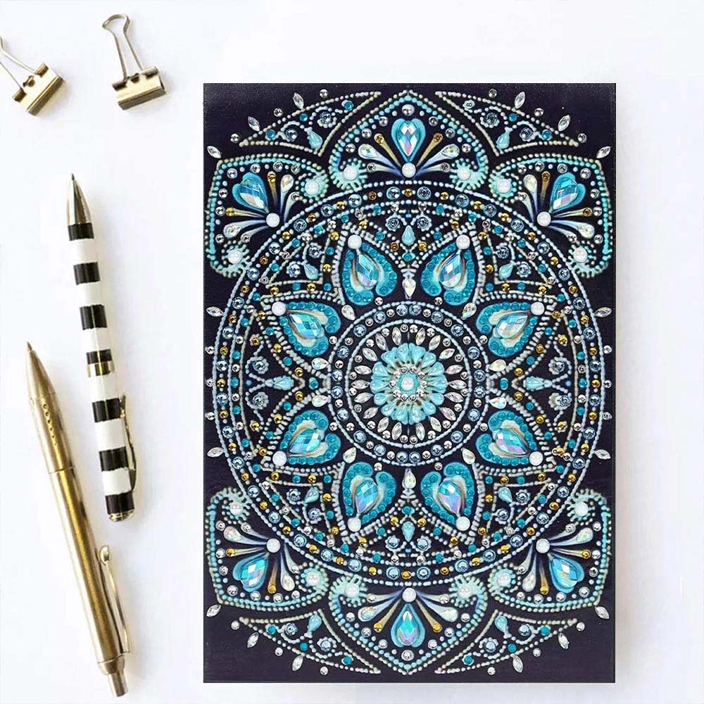 Diamond Painting Notebook Blue Diamonds – Figured'Art