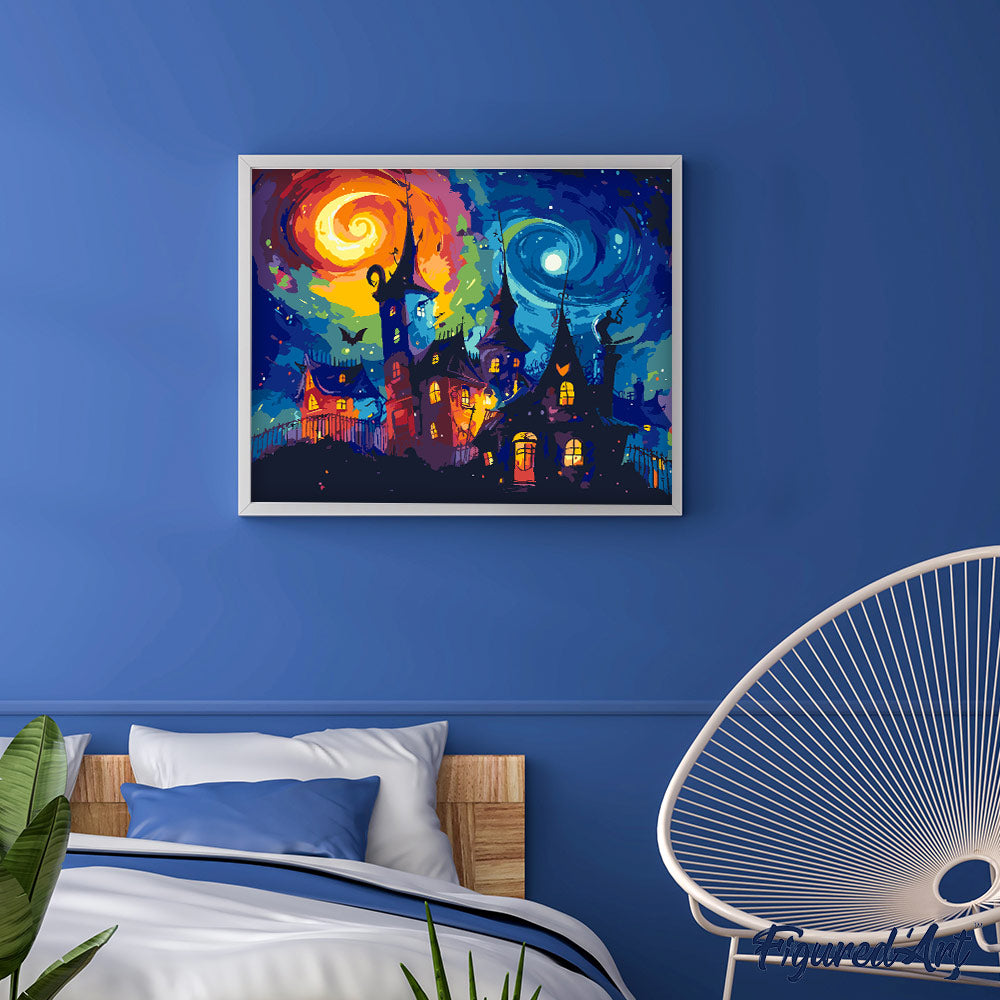 Paint by Numbers for adults - Fantasy Castle – Figured'Art