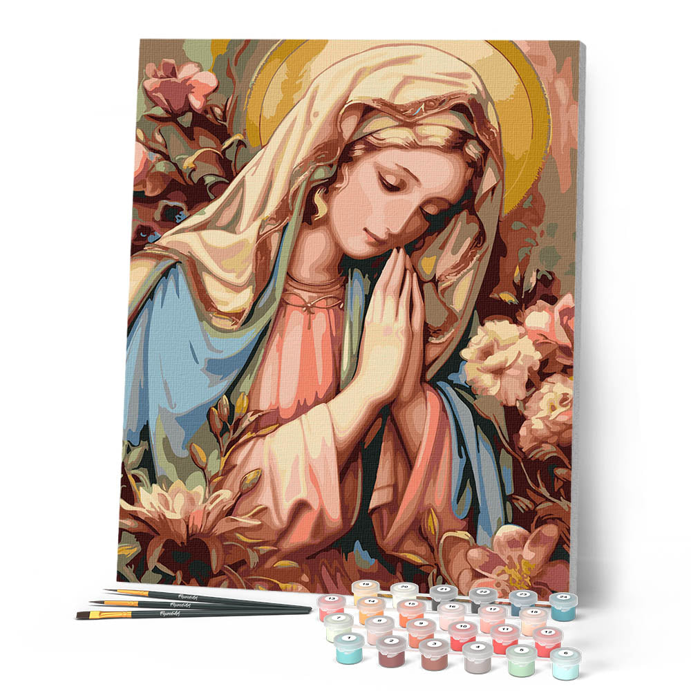 Paint by Numbers for adults - Blessed Virgin Mary – Figured'Art
