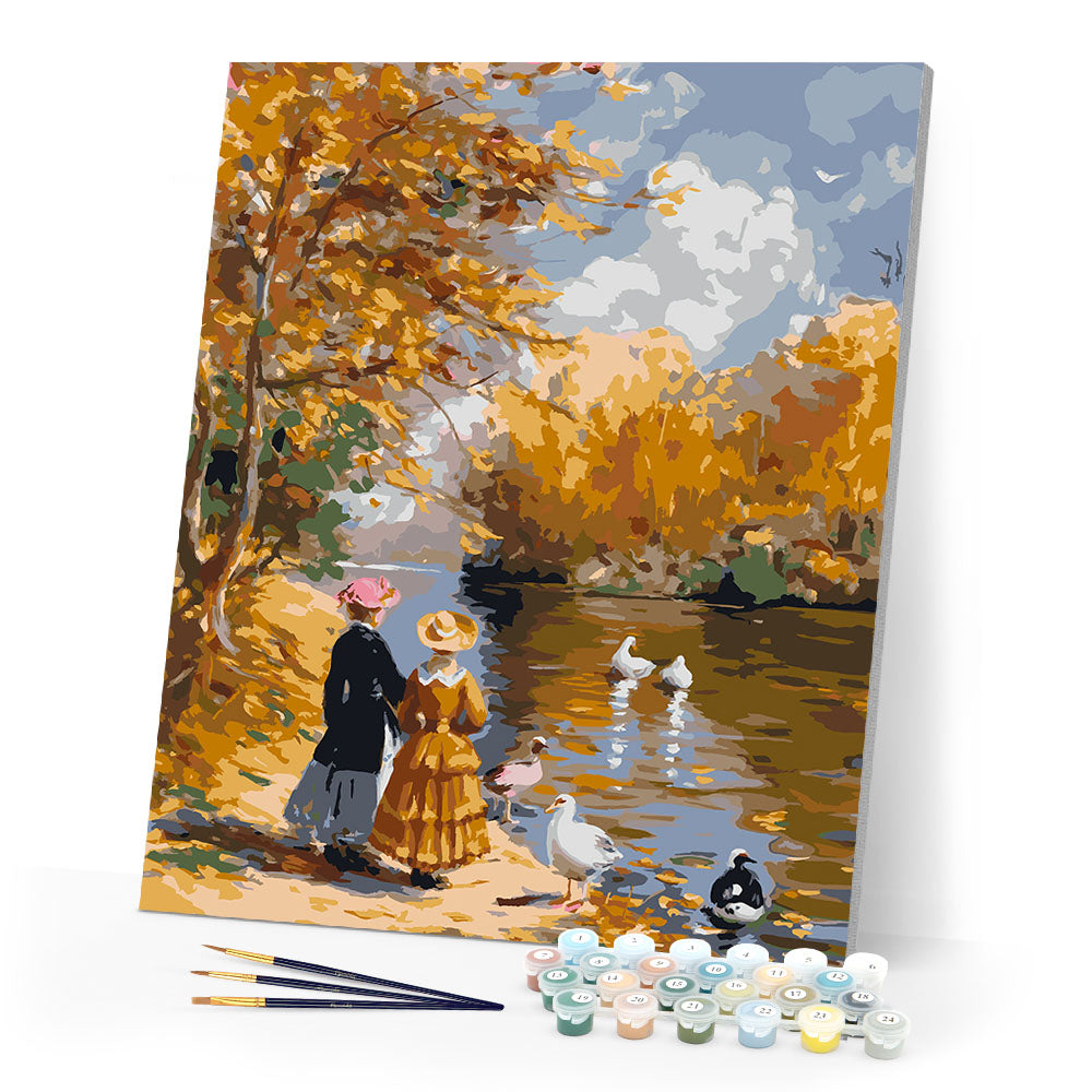 Paint by Numbers for adults - Renoir-Inspired Fall Outing – Figured'Art