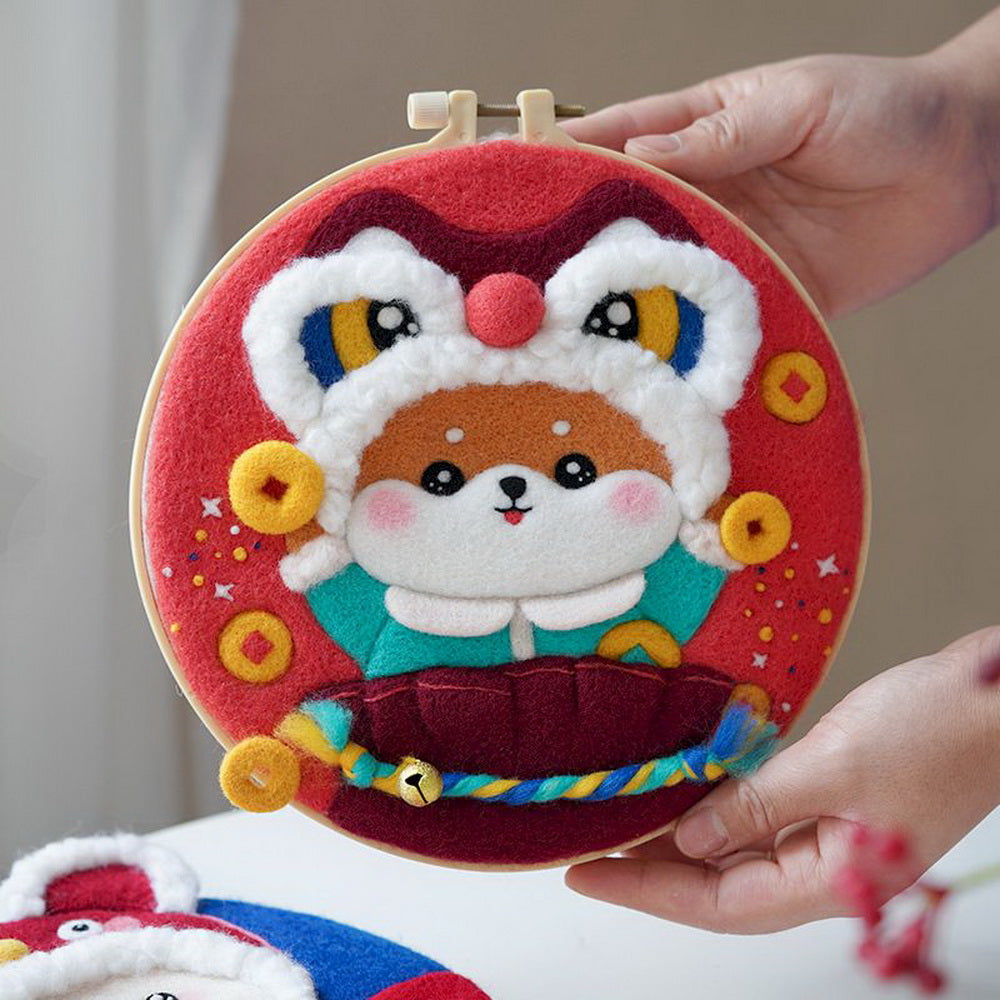 Needle Felting kit - Shiba Inu Dog in Costume – Figured'Art