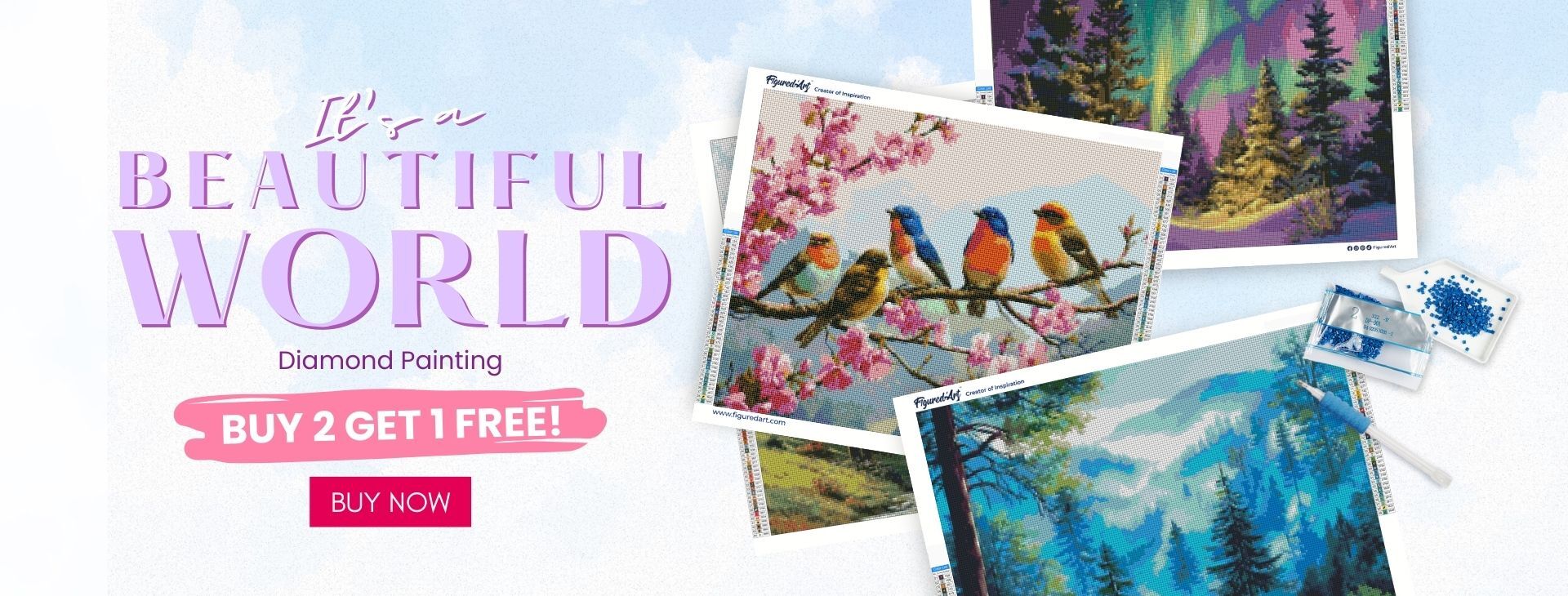 Create Captivating Art with Large Diamond Painting Kits – Figured'Art