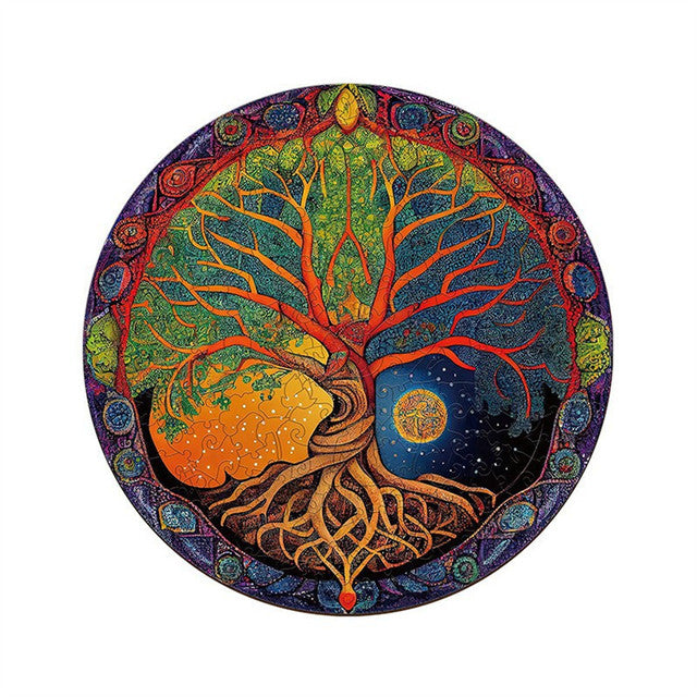 Wooden Puzzle - Tree of Life – Figured'Art