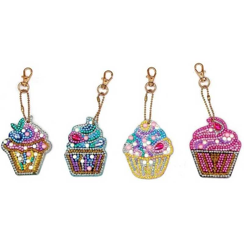 Diamond Painting Pendant Muffin 4 Piece Set – Figured'Art