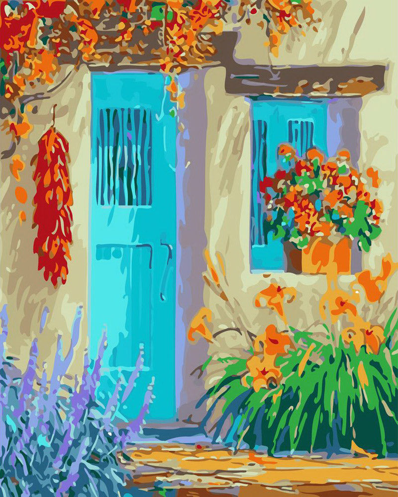 Paint by Numbers - Blue Door – Figured'Art