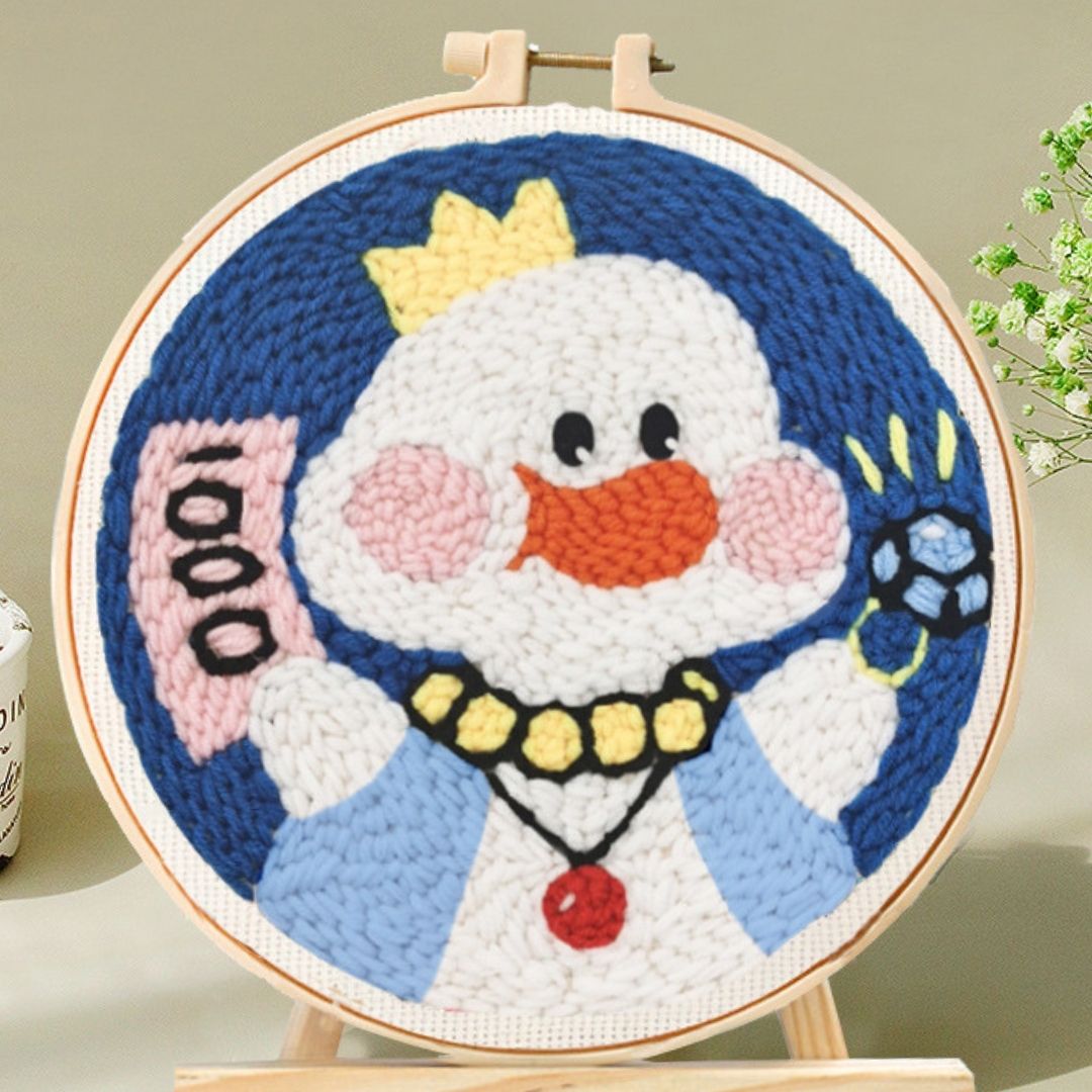 Punch Needle Kit - Baby Duck in Luck – Figured'Art